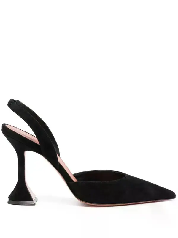 Amina Muaddi 95mm Holli Pumps
