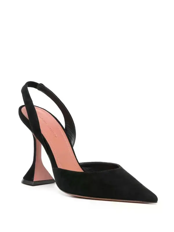 Amina Muaddi 95mm Holli Pumps