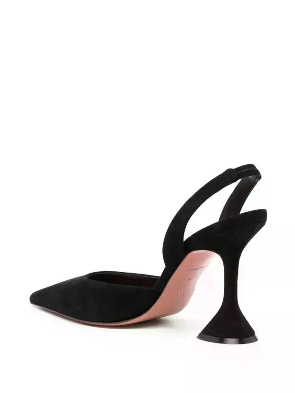 Amina Muaddi 95mm Holli Pumps