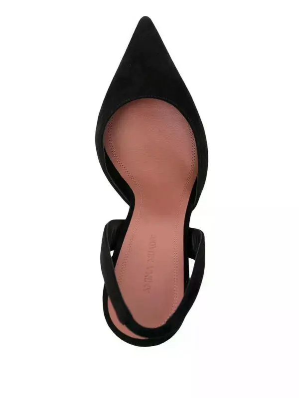 Amina Muaddi 95mm Holli Pumps