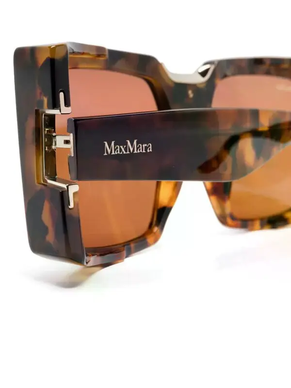 Max Mara Square-frame Sunglasses - Brown