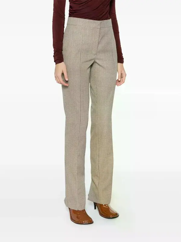 JIL SANDER Checked Tailored Trousers