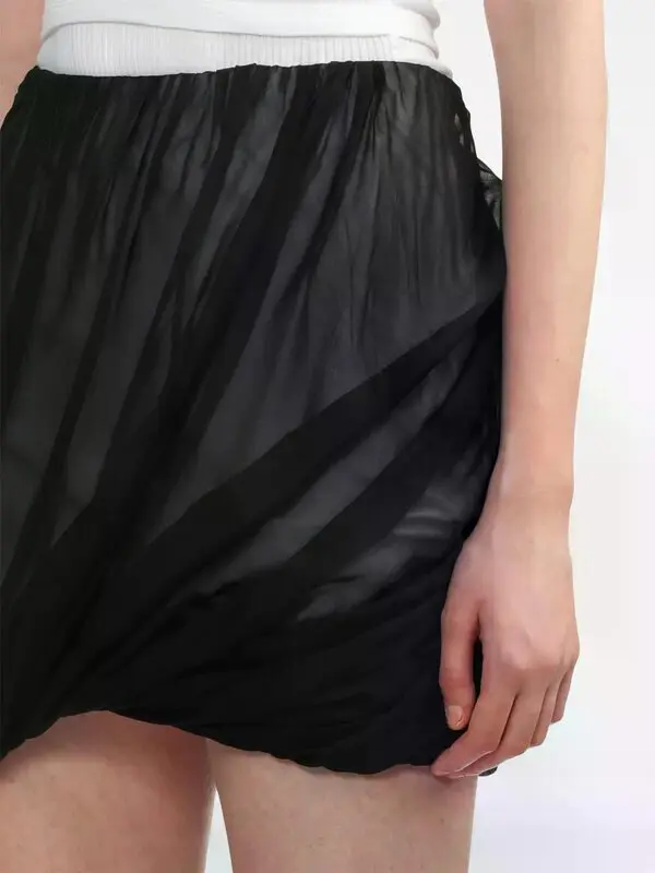 Helmut Lang Bubble Gathered Miniskirt