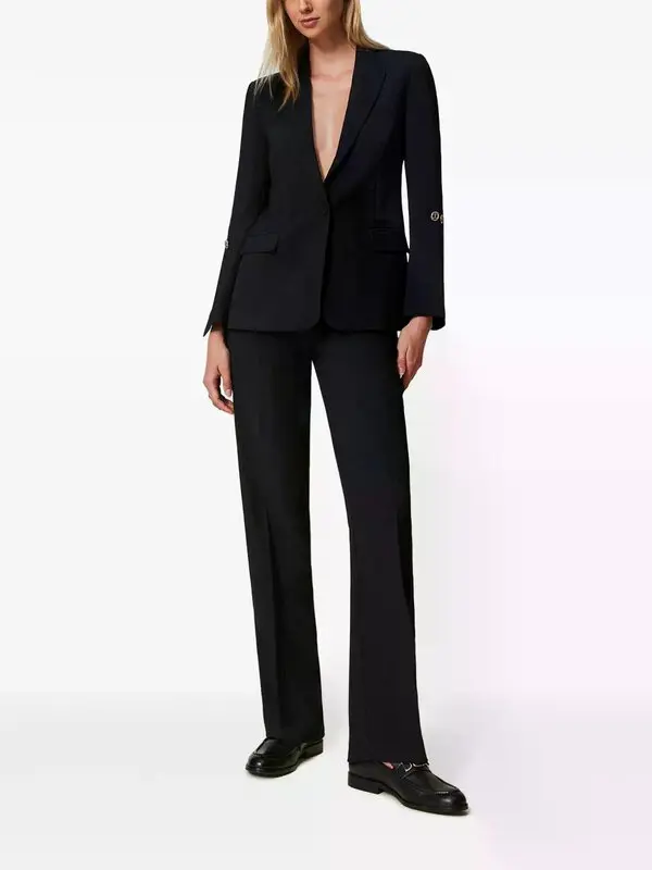 TWINSET Straight-leg Cady Trousers