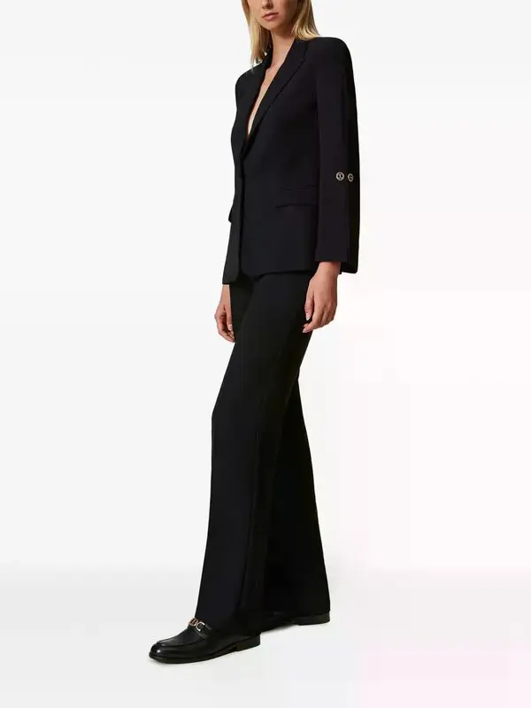 TWINSET Straight-leg Cady Trousers