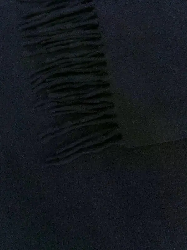 N.peal Large Woven Scarf - Blue