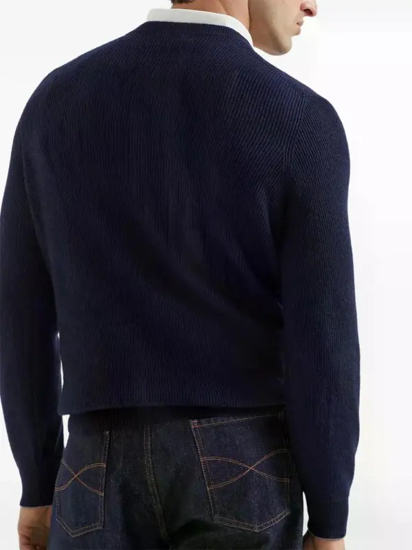 Brunello Cucinelli Crew-neck Cashmere Jumper - Blue
