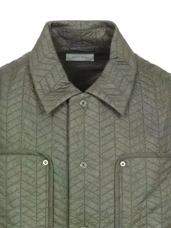 CRAIG GREEN Cotton-blend Shirt Jacket