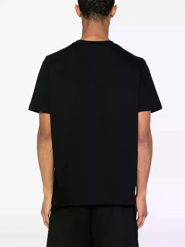 Casablanca Organic-cotton T-shirt - Black
