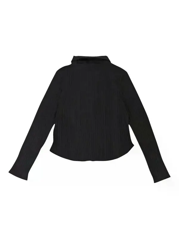Callipygian Ribbed Cardigan With Button Fastening