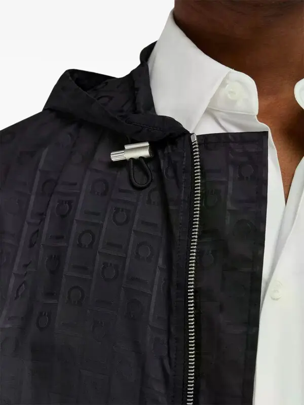 FERRAGAMO Gancini-jacquard Rain Jacket
