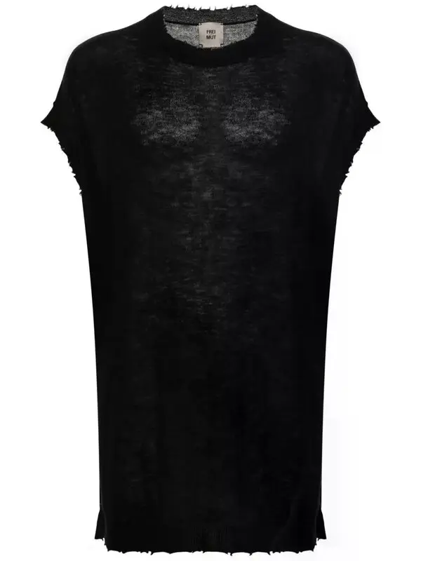 FREI-MUT Kyaring Distressed Cashmere T-shirt