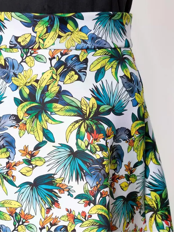 AMIR SLAMA Printed A-line Skirt