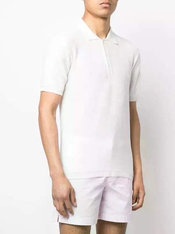 Orlebar Brown Piqué-weave Design Polo Shirt