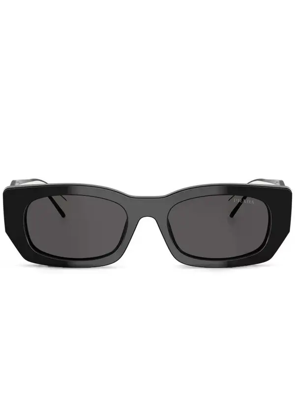 Prada Rectangle-frame Sunglasses - Black