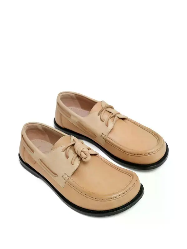 Loewe Campo Boat Shoes - Neutrals