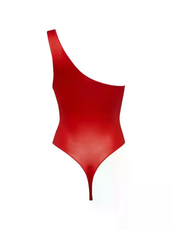MAISON CLOSE Splash Asymmetric Swimsuit - Red