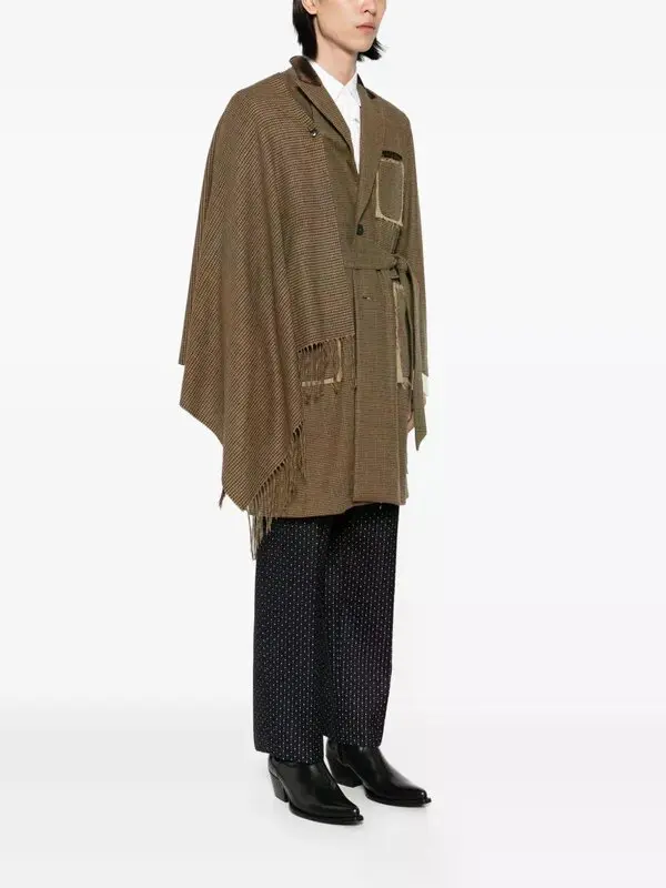 MIDORIKAWA Raw Edge Detailing Coat