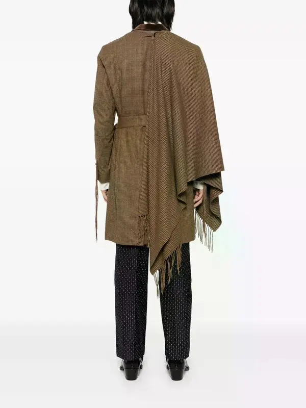 MIDORIKAWA Raw Edge Detailing Coat