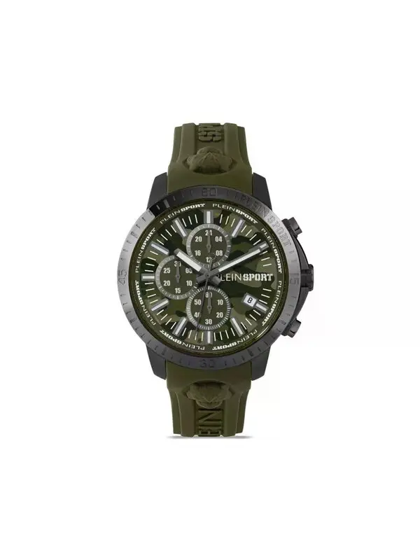 PLEIN SPORT Plein Gain 43mm Chronograph Watch - Green