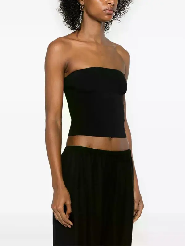 Matteau Strapless Knit Crop Top