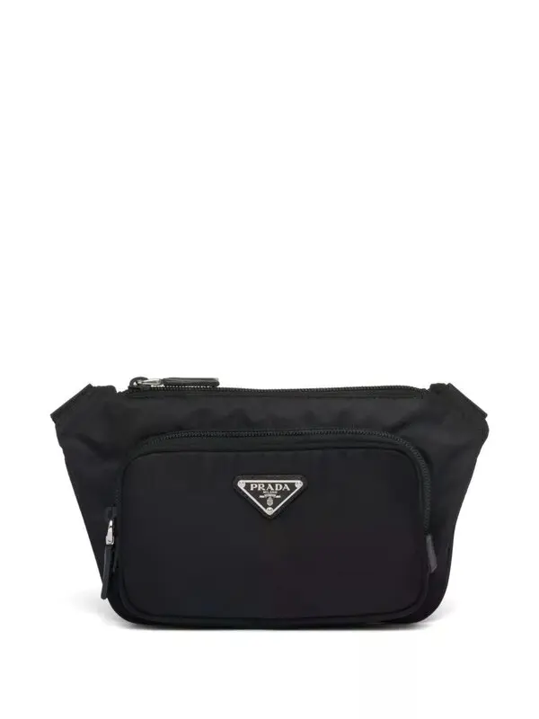 Prada Logo-appliqué Re-nylon Belt Bag