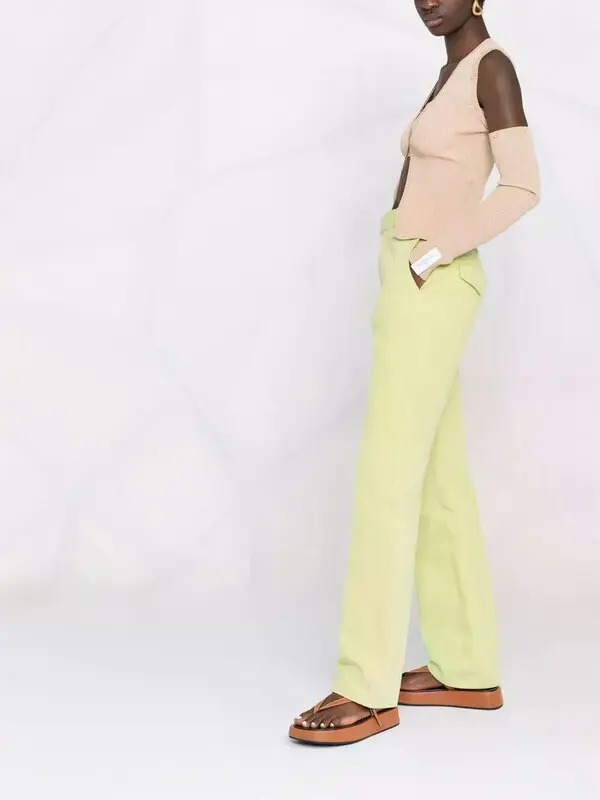 Rokh Cut-out Knitted Cardigan - Neutrals