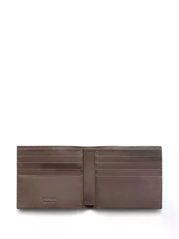 Prada Leather Wallet - Grey