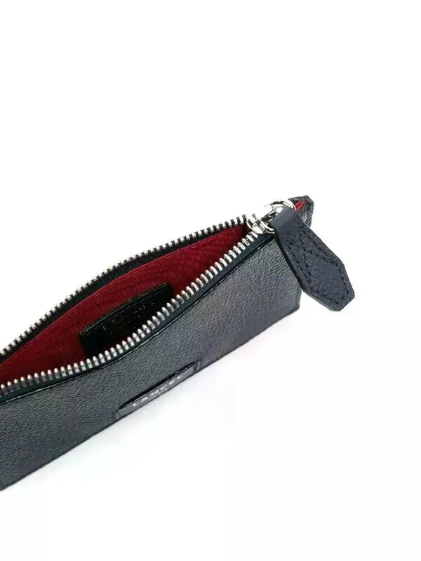LANCEL Logo-patch Leather Card Holder