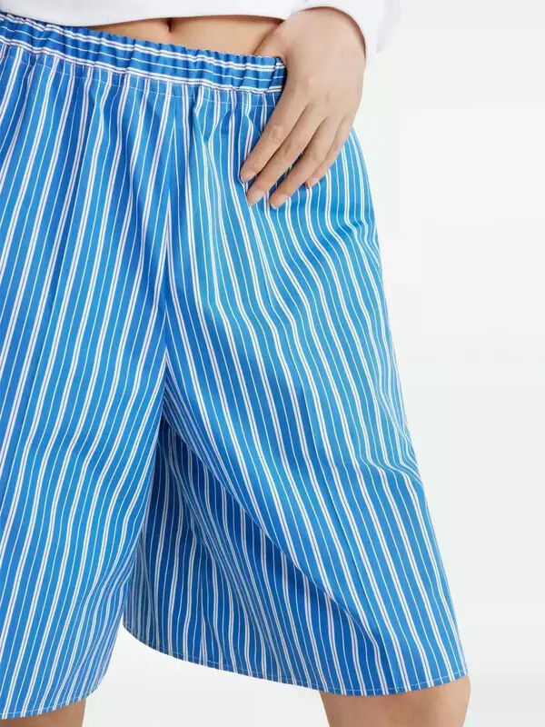 PATOU Striped Longline Shorts