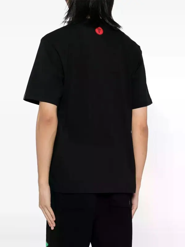 ICECREAM Graphic-print Cotton T-shirt - Black