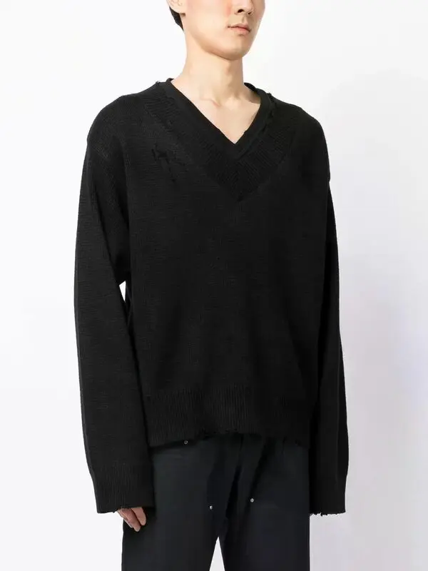 C2H4 Layered Distressed-finish Jumper