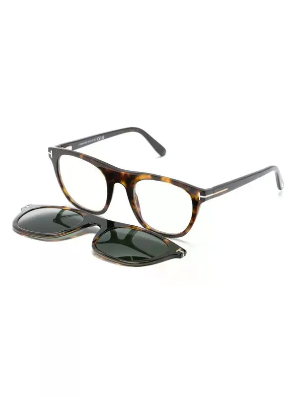 TOM FORD Interchangeable-frame Tortoiseshell Glasses - Brown