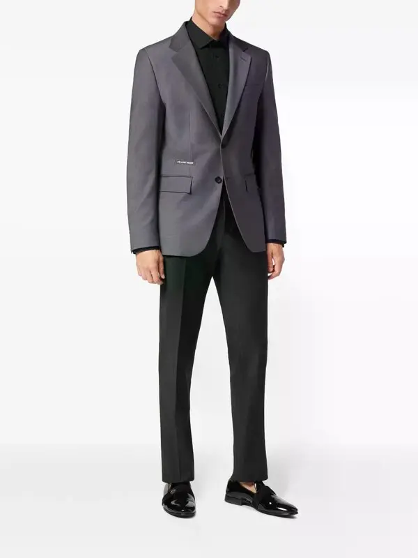 Philipp Plein Wool Blazer - Grey