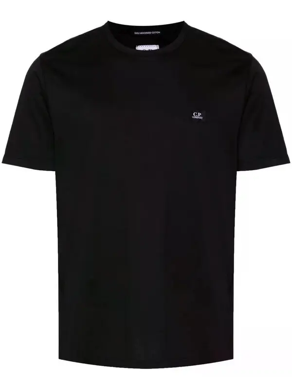 C.P. COMPANY Logo-patch T-shirt - Black