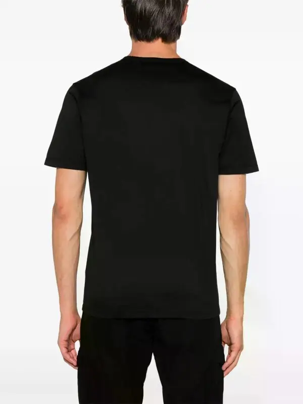 C.P. COMPANY Logo-patch T-shirt - Black