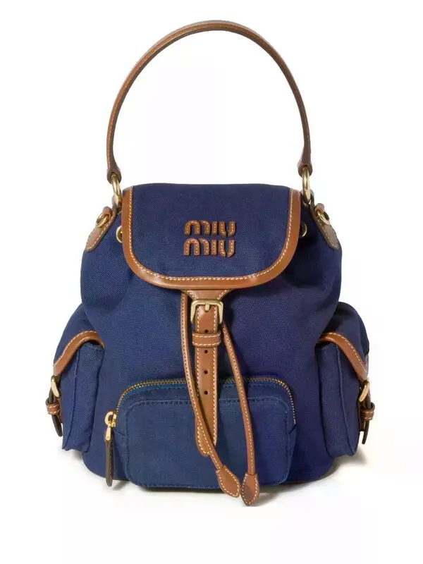 Miu Miu Logo-lettering Backpack
