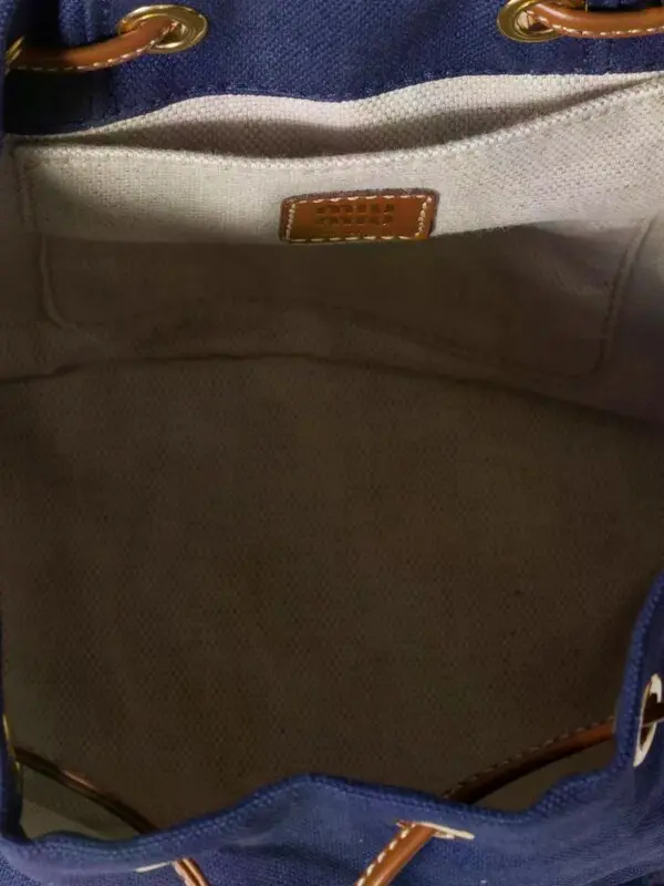 Miu Miu Logo-lettering Backpack