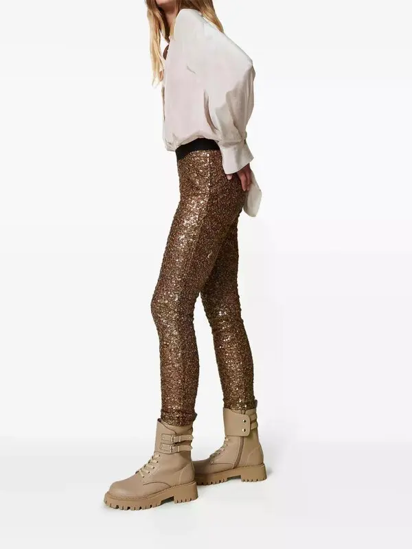 TWINSET Sequinned Leggings