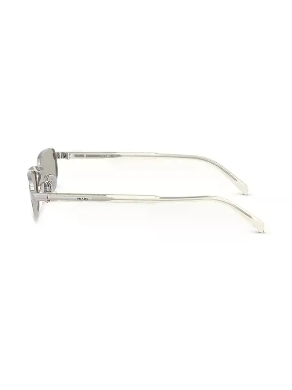 Prada Rectangle-frame Sunglasses - Silver