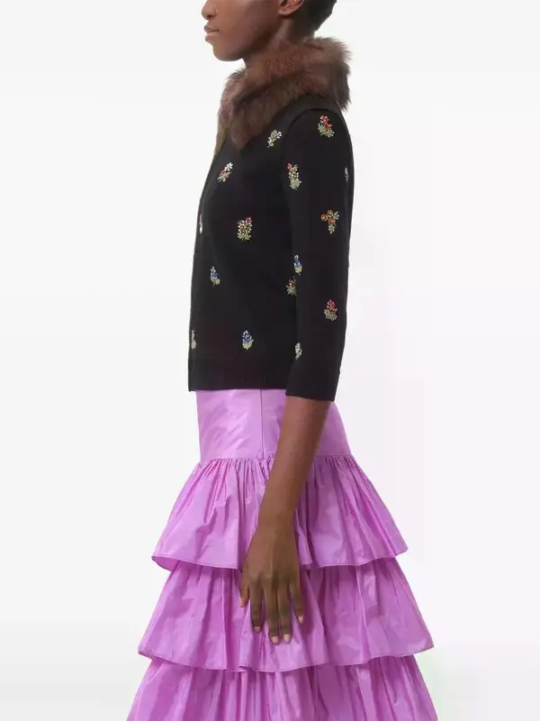 Valentino Garavani Embellished Wool Cardigan