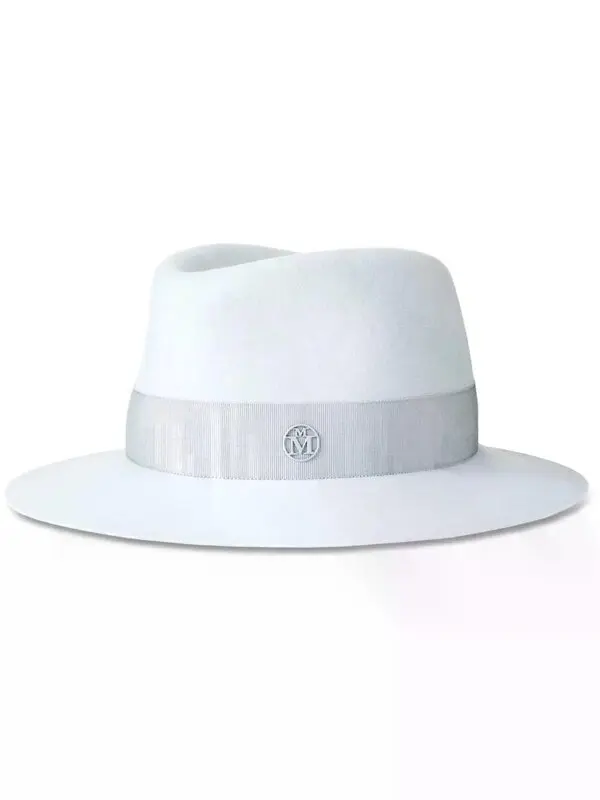 MAISON MICHEL André Wool-felt Fedora Hat - Blue