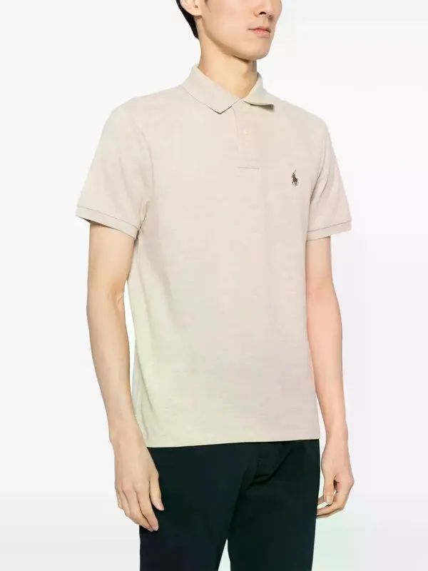 Polo Ralph Lauren Cotton Polo Shirt With Signature Pony Motif - Brown