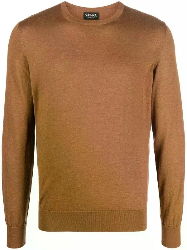 Zegna Cashmere-silk Crew Neck Jumper