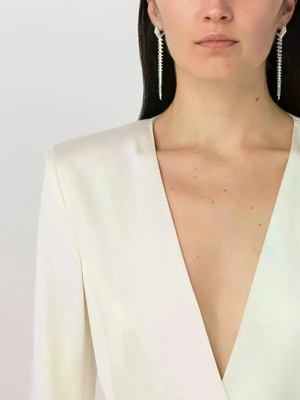 SHAUN LEANE Serpent's Trace Diamond Drop Earrings