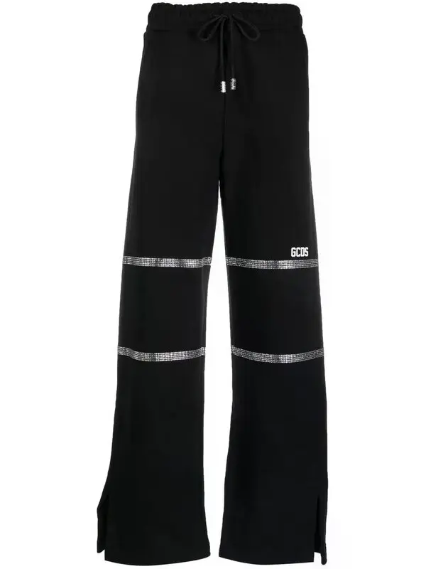 Gcds Rhinestone-embellished Trousers