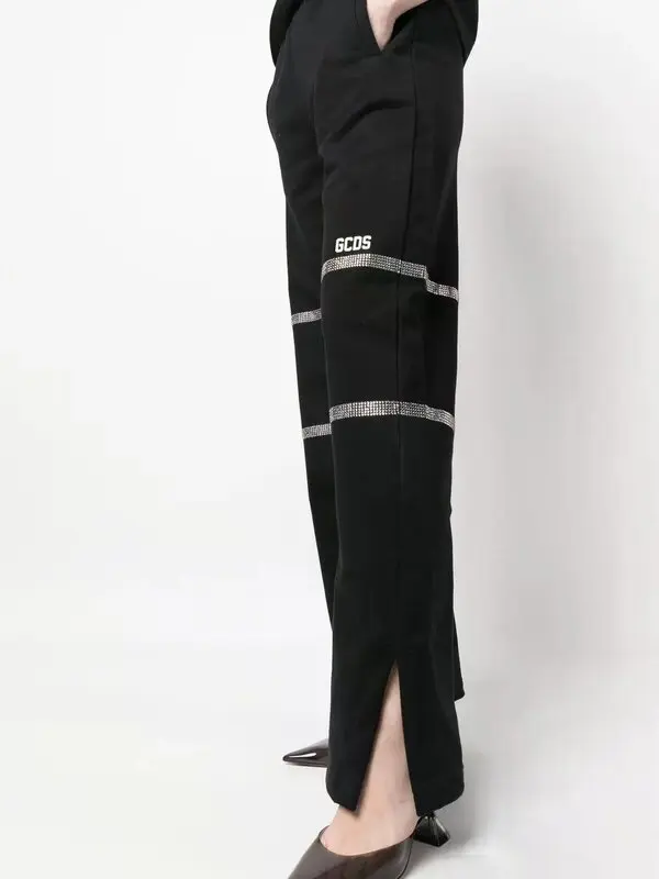 Gcds Rhinestone-embellished Trousers