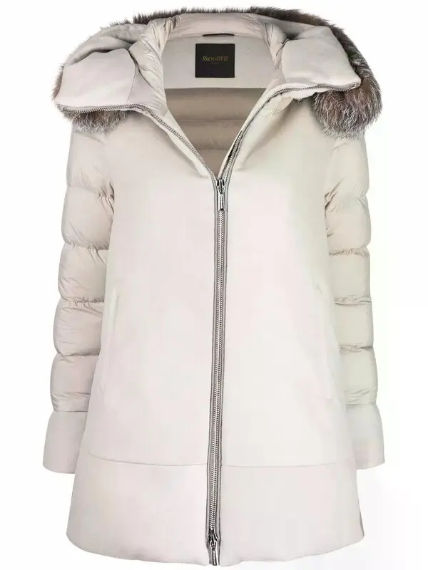 MOORER Zip-fastening Padded Coat