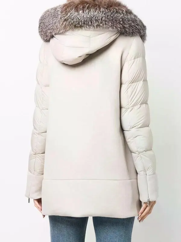 MOORER Zip-fastening Padded Coat