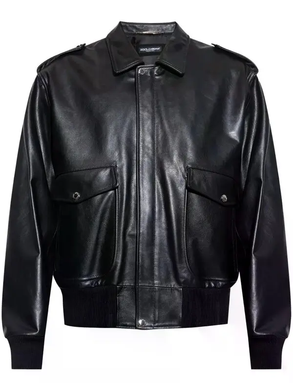 Dolce & Gabbana Leather Jacket